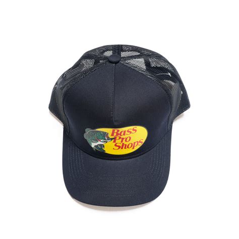 Bass Pro Shops Mesh Cap Col Navy Black Blue Green【bass Pro Shops