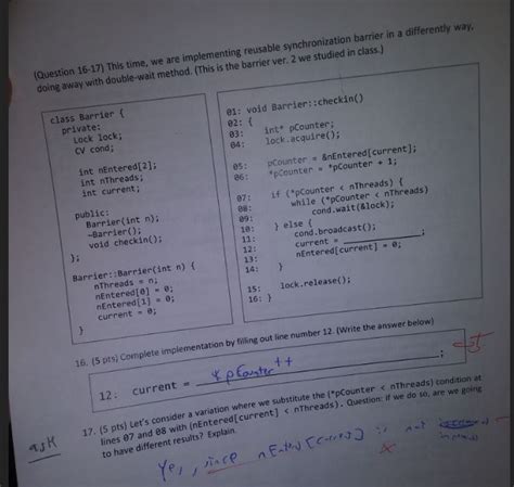 Solved Question 16 17 This Time We Are Implementing Chegg Com