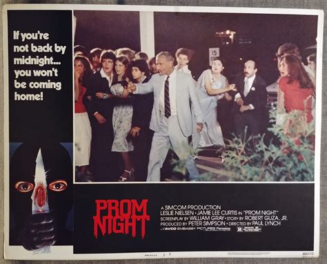 Prom Night Lobby Cards 1980 Complete Set Screaming Greek