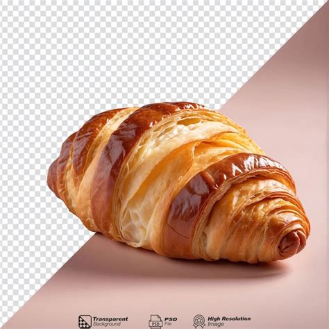 투명 배경에 고립 된 소시지 크루아상 프리미엄 Psd 파일