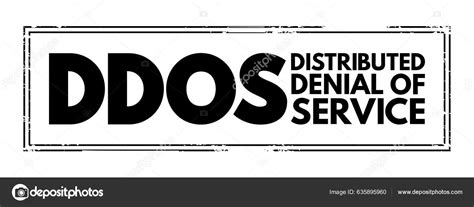 Ddos Distributed Denial Service Attack Occurs Multiple Machines Operating Together Stock Vector