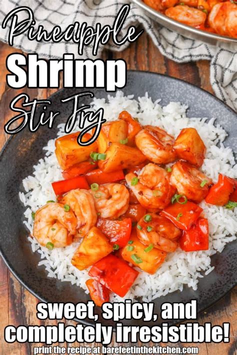 Sweet And Spicy Pineapple Shrimp Stir Fry