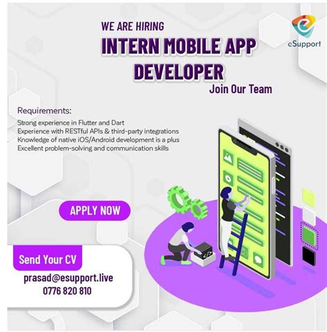 Mobile App Developer Internship Jobseekerlk