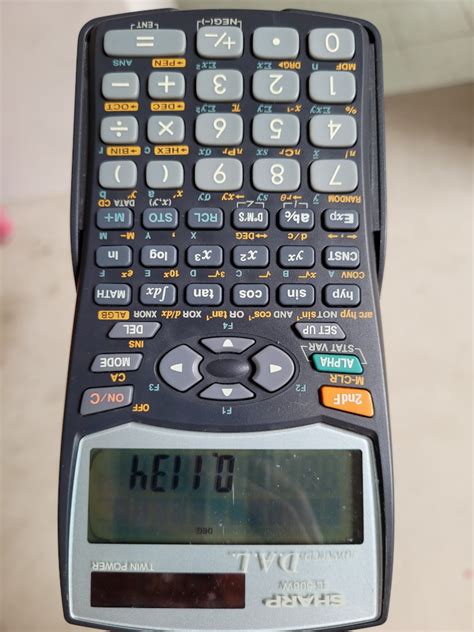 Sharp Scientific Calculator El 506w Hobbies And Toys Stationery And Craft Stationery And School