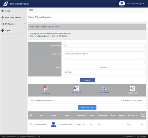 skill evaluation lab demo