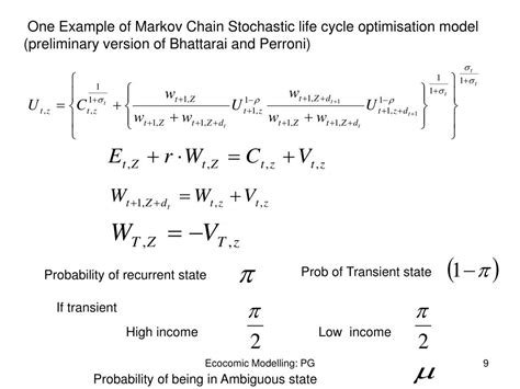 PPT Markov Chain And Its Use In Economic Modelling PowerPoint Presentation ID