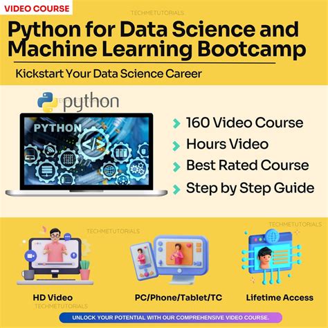 Python For Data Science And Machine Learning Bootcamp Kickstart Your Data Science Career Etsy