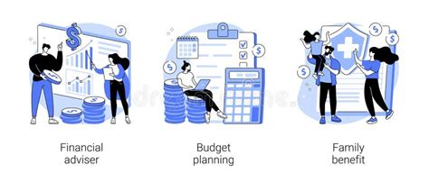Money Management Abstract Concept Vector Illustrations Stock Vector