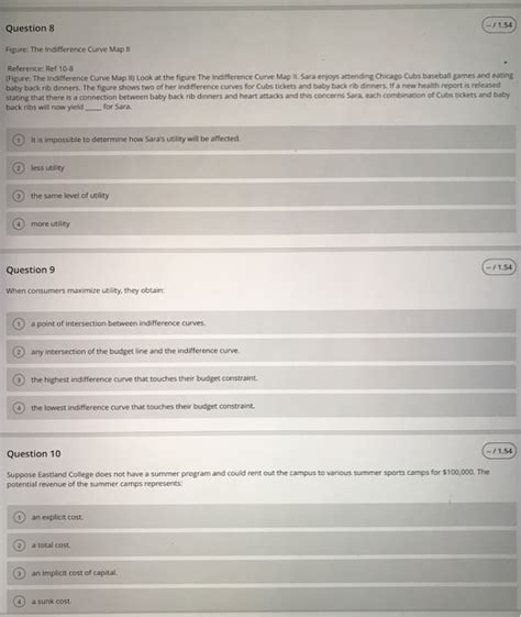 solved question8 figure the indifference curve map l