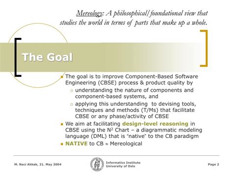 Ppt Identifying Components And Patterns Using The N 2 Chart To Refine