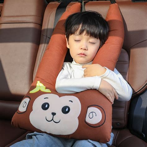 หมอนสำหรับนอนในรถหมอนสำหรับเด็กหมอนรองหลังเข็มขัดนิรภัยเบาะรองนั่งเบาะรองนั่งในรถยนต์อุปกรณ์