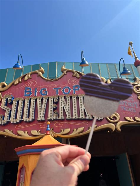 Cute And Delicious Mickey Mouse Marshmallow Treat At Big Top Souvenirs