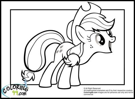 Applejack Coloring Pages Coloring Cool