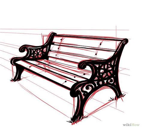 Park Bench Drawing At Getdrawings Free Download