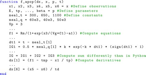 Implementation Of The Ode System Download Scientific Diagram
