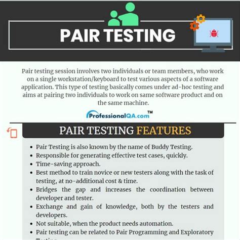 Pair Testing Important Points Pdf