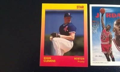 Roger Clemens Boston Red Sox Star Company Red Yellow Promo Oversize Oddball Ebay