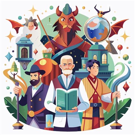 Page 5 Wizardry Education Vectors And Illustrations For Free Download