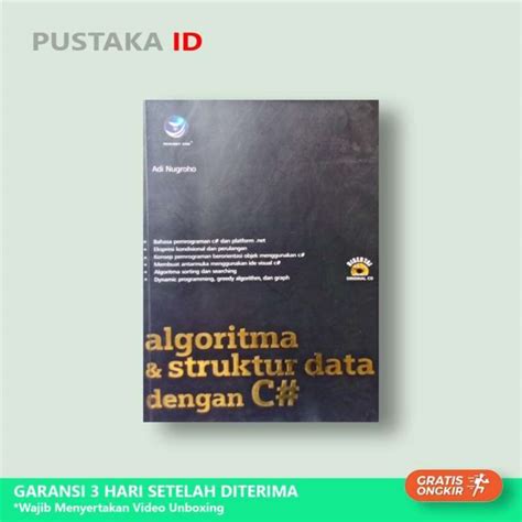 Jual Buku Algoritma Dan Struktur Data Dengan C Cd Di Seller Buku Id