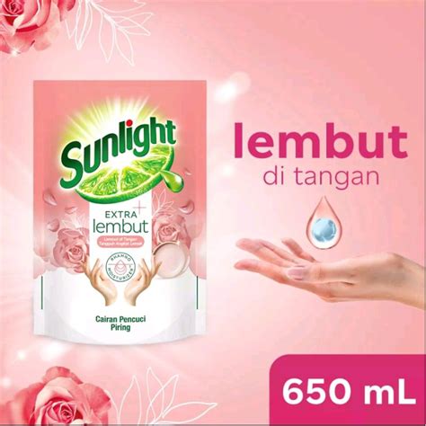 Jual Sunlight Extra Lembut Rhamno Moisturizer 650ml Shopee Indonesia