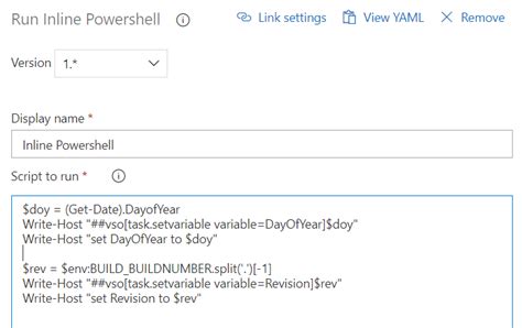 Custom Tfs Enviroment Variable Doesn T Read Date Stack Overflow