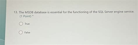 solved the msdb database is essential for the functioning of