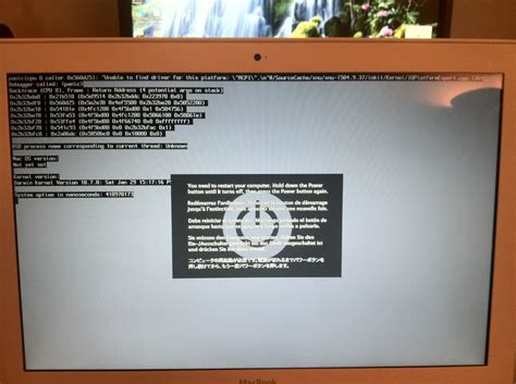 Macbook Kernel Panic Error Screen On Boot Ask Different