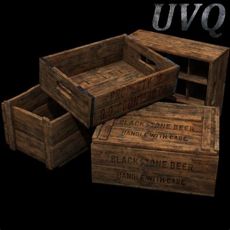 Crates 3d Model Crates 3d Model