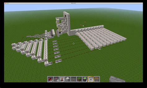 7 Segment Display With Number Input V2 Minecraft Map