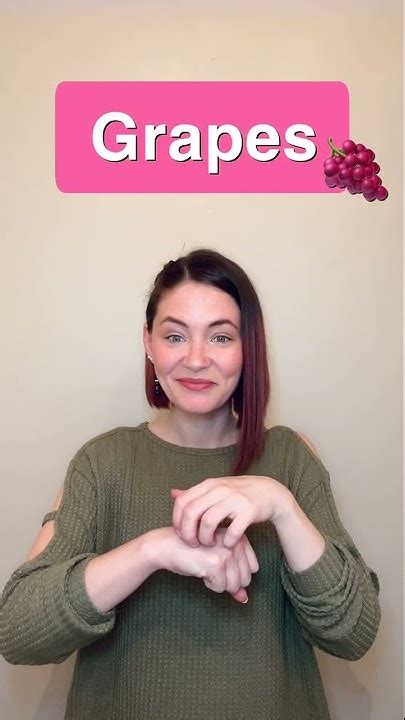 Fruit Signs In American Sign Language Part 1 Shorts Youtube