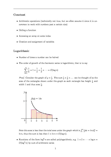 Time Complexity Summary Data Structures And Algorithms Constant