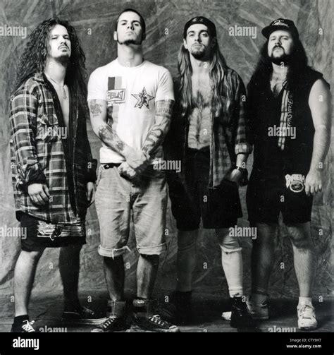 Pantera Promotional Photo Of Us Rock Group In 1992 From L Diamond