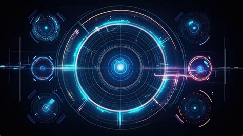 Premium Photo Hud Ui For Business App Hudgui For Game Background Design Technology Background