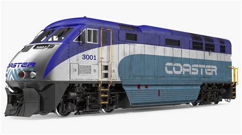 Coaster F59phi Locomotive 3d Model Turbosquid 2176930