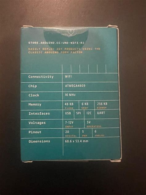 Arduino Uno Wifi Rev2 Computers And Tech Office And Business Technology On Carousell