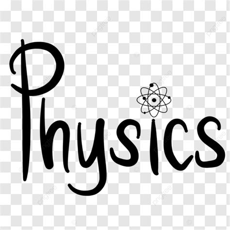 Physics Hand Lettering Art With Simple Design Physics Hand Lettering