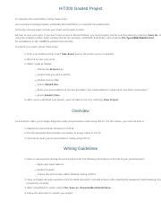 Guide To Completing HIT Graded Project With ICD Coding Course Hero