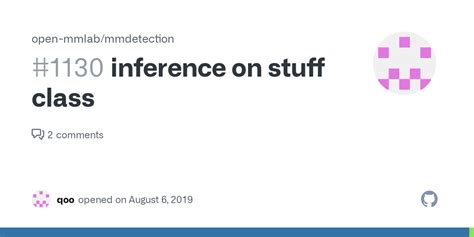 Inference On Stuff Class · Issue 1130 · Open Mmlabmmdetection · Github
