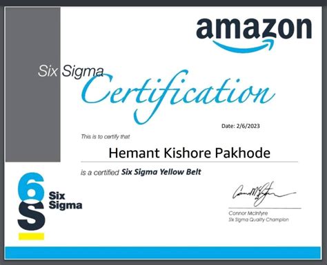 Hemant Pakhode On Linkedin Success Sixsigma Yellowbelt Motivation