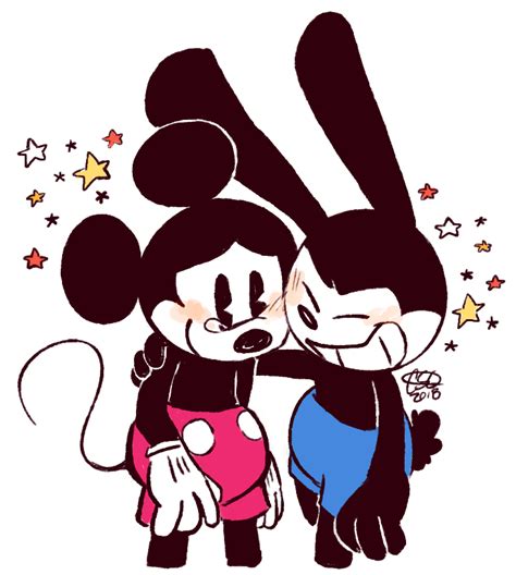 Oswald The Lucky Rabbit And Mickey Mouse Brothers