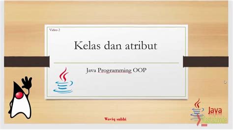Belajar Oop Kelas Dan Atribut Youtube
