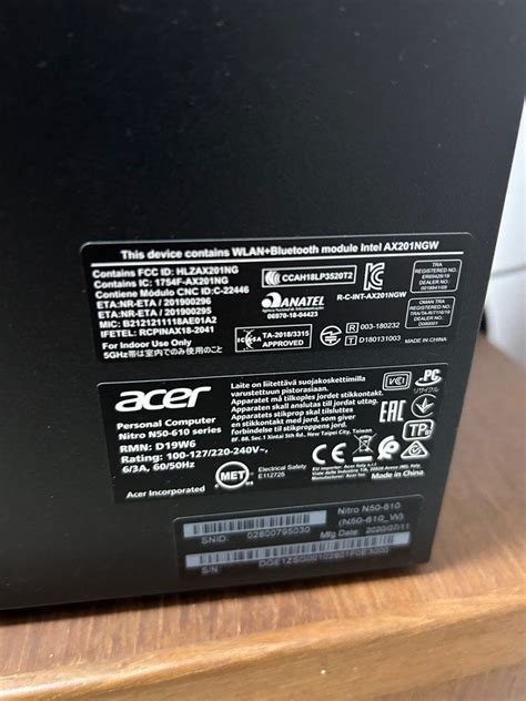 Acer Nitro N50 610 Desktop Computers And Tech Desktops On Carousell