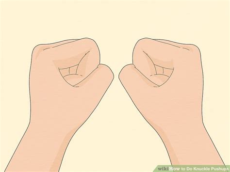 How To Do Knuckle Pushups 13 Steps With Pictures Wikihow