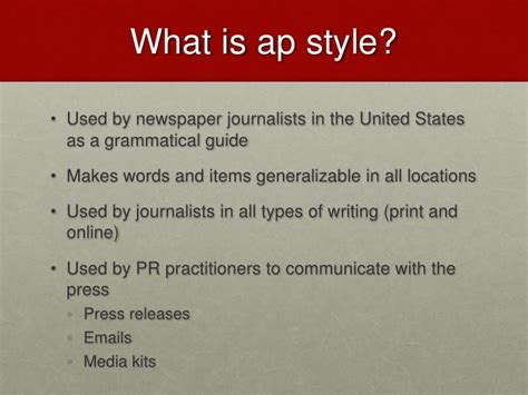 Lecture 1 Ap Style And Grammar