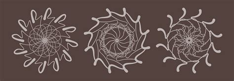 추상적인 기하학적 원 요소의 집합입니다 그림 엽서 현수막 티셔츠에 대 한만 다 라 라 장식의 벡터 개체 그룹에 대한 스톡 벡터 아트 및 기타 이미지 Istock