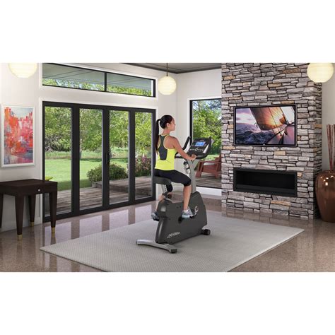 Life Fitness C1 Lifecycle Exercise Bike With Go Console Links