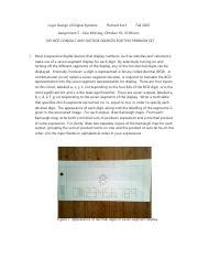 Homework Pdf Logic Design Of Digital Systems Richard Korf Fall Assignment Due Monday