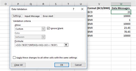 Vba How To Use Data Validation To Allow The User To Only Input An Integer Otherwise It