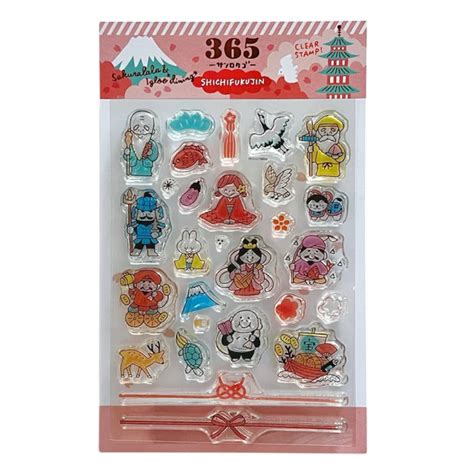 Igloo Dining 365 Clear Stamps Shichifukujin 4 X 6 Cute Things