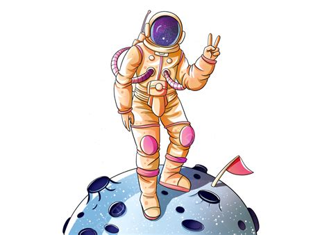 우주 비행사 우주복 우주인 캐릭터 행성 Png 일러스트 및 Psd 이미지 무료 다운로드 Pngtree
